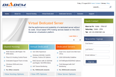 Revamped Diadem website is now online | Diadem Technologies